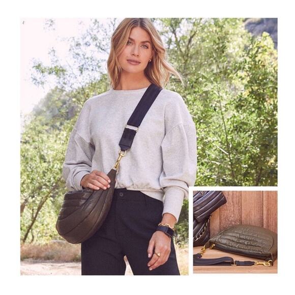 THINK ROYLN | Bags | Think Roylyn Elton Hobo Deep Olive Crossbody Bag ...